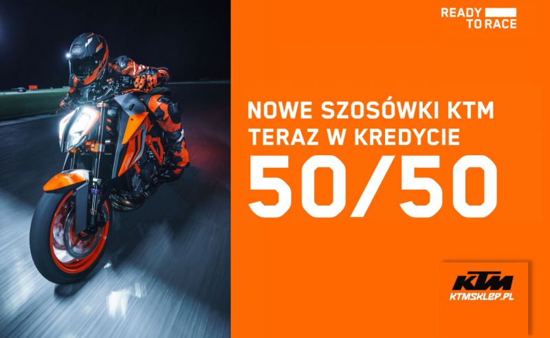 Nowe motocykle KTM w kredycie 50/50. Zapłać połowę teraz, a drugą ...